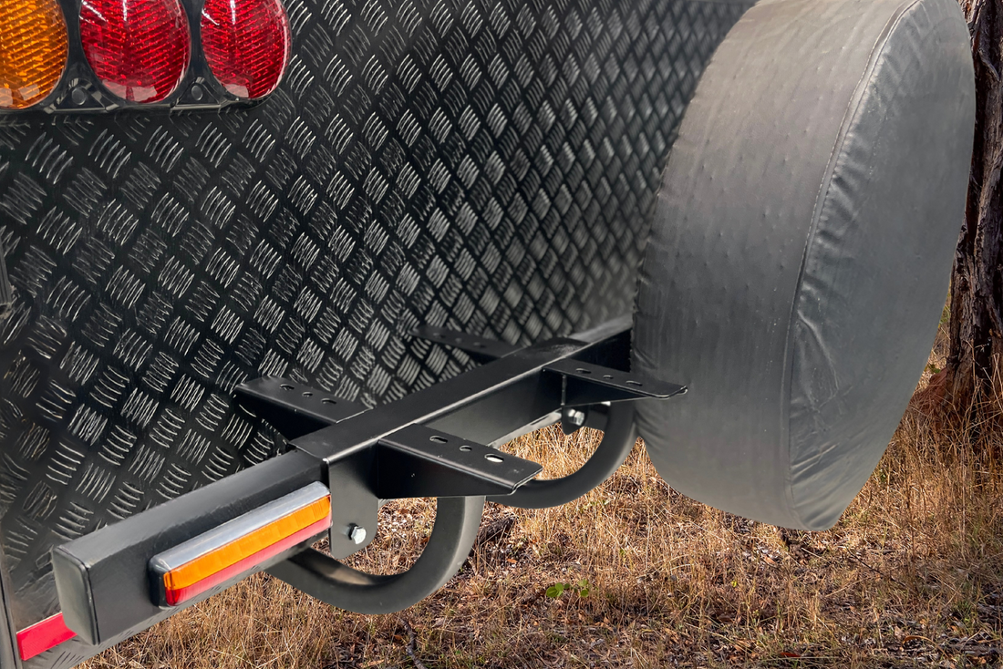 Roadking Chassis Bolt-On Toolbox Mount – Caravan Trailer Storage Brack ...